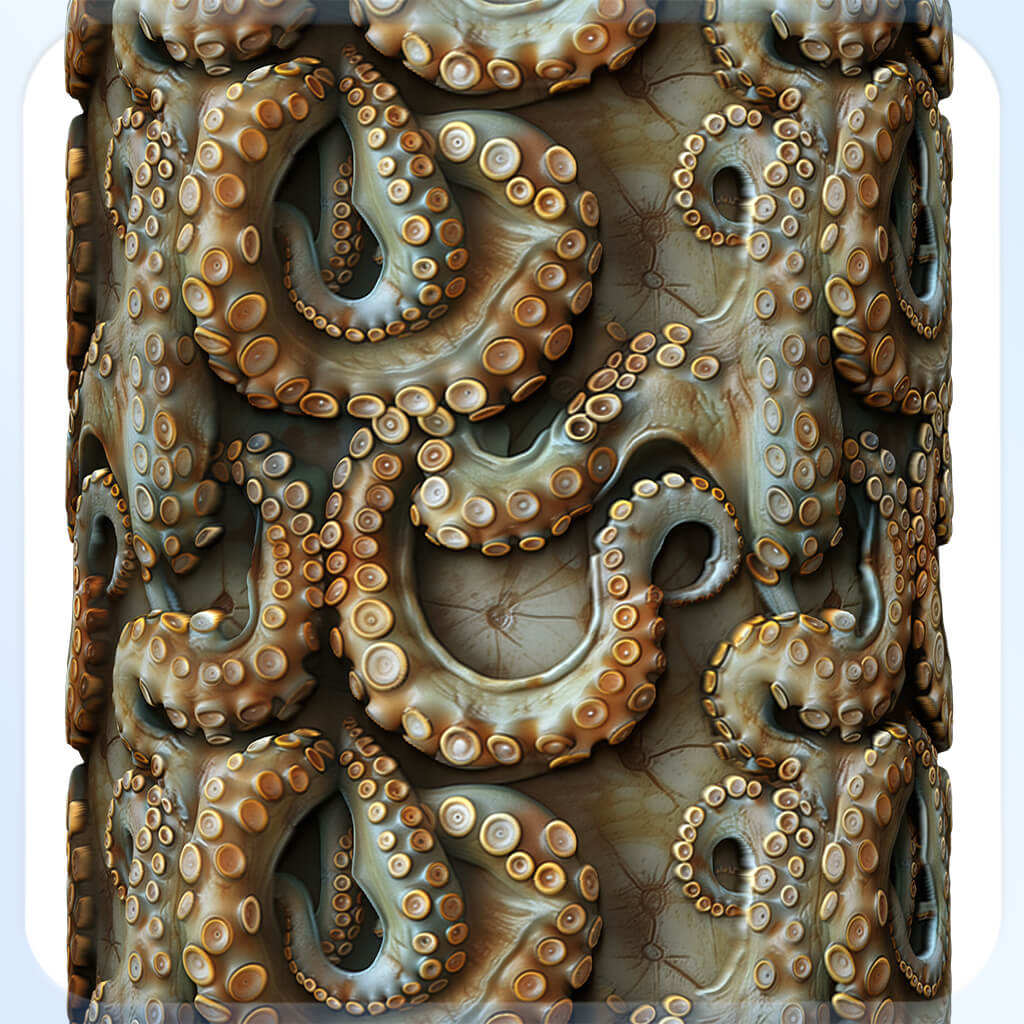 Octopus Seamless Texture by zames1992d