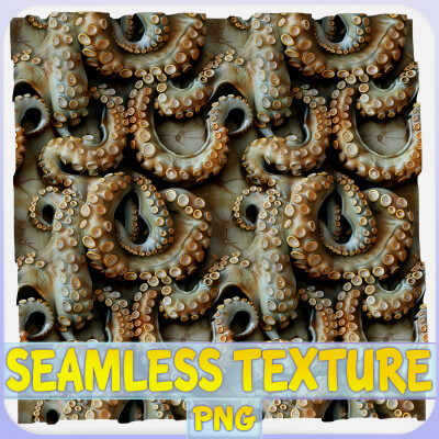 Octopus Seamless Texture by zames1992d