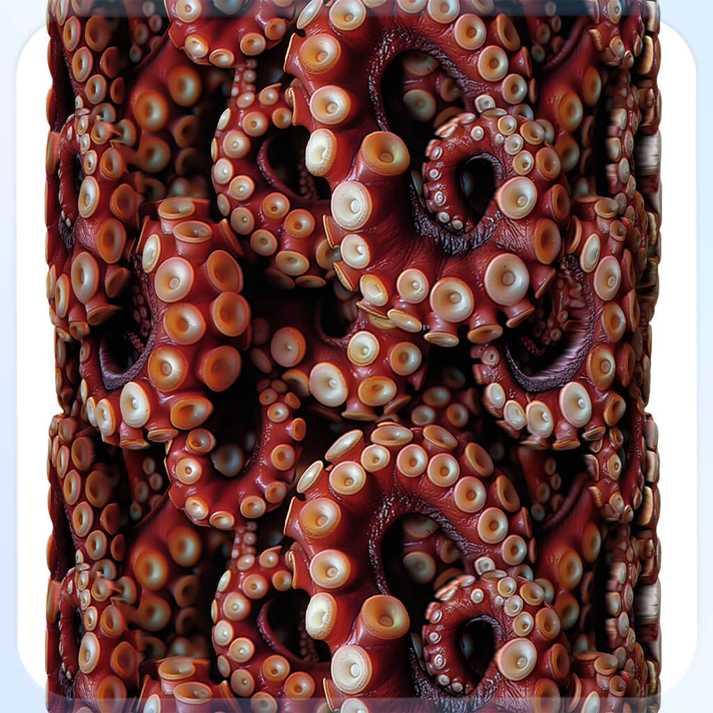 Octopus Seamless Texture by zames1992d