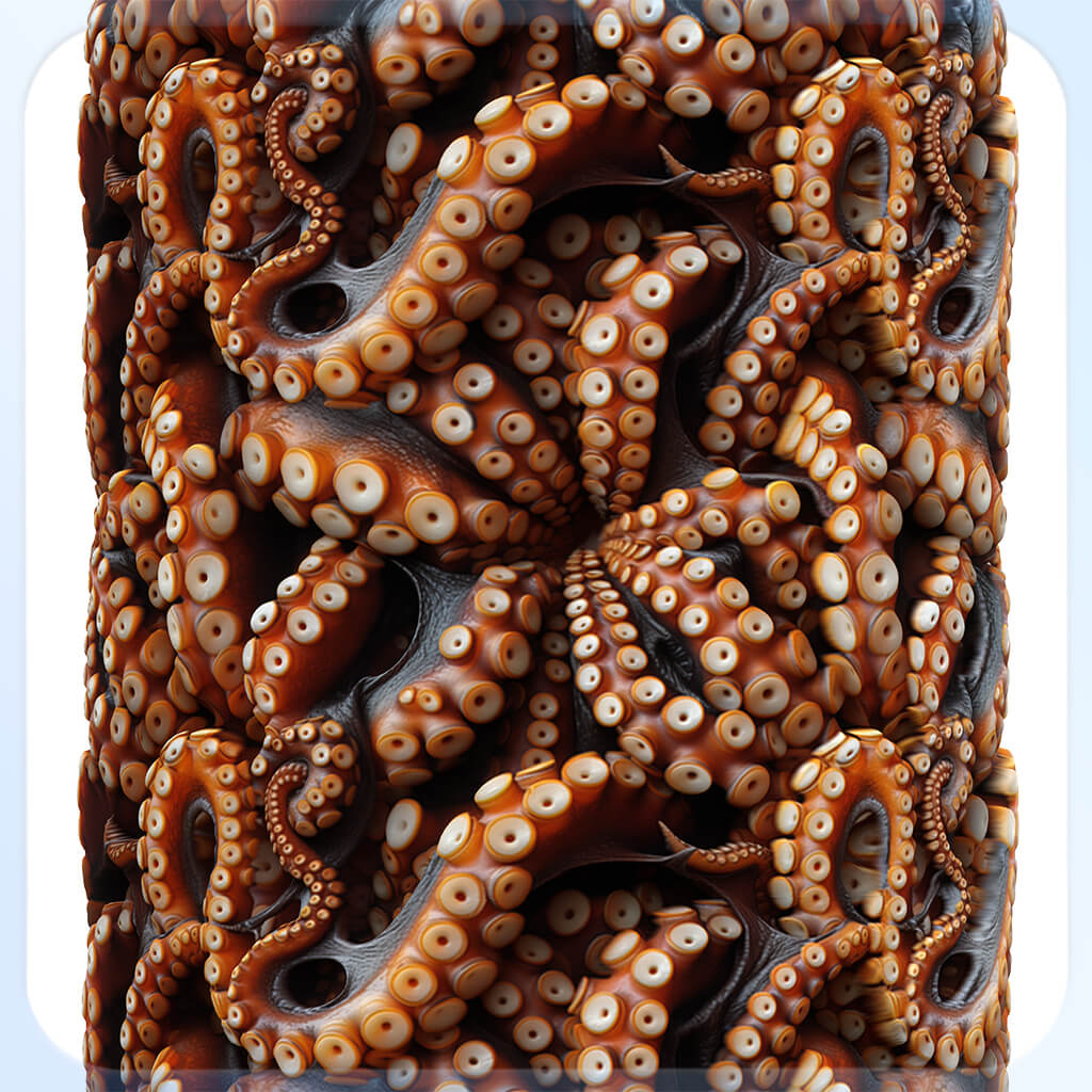 Octopus Seamless Texture by zames1992d