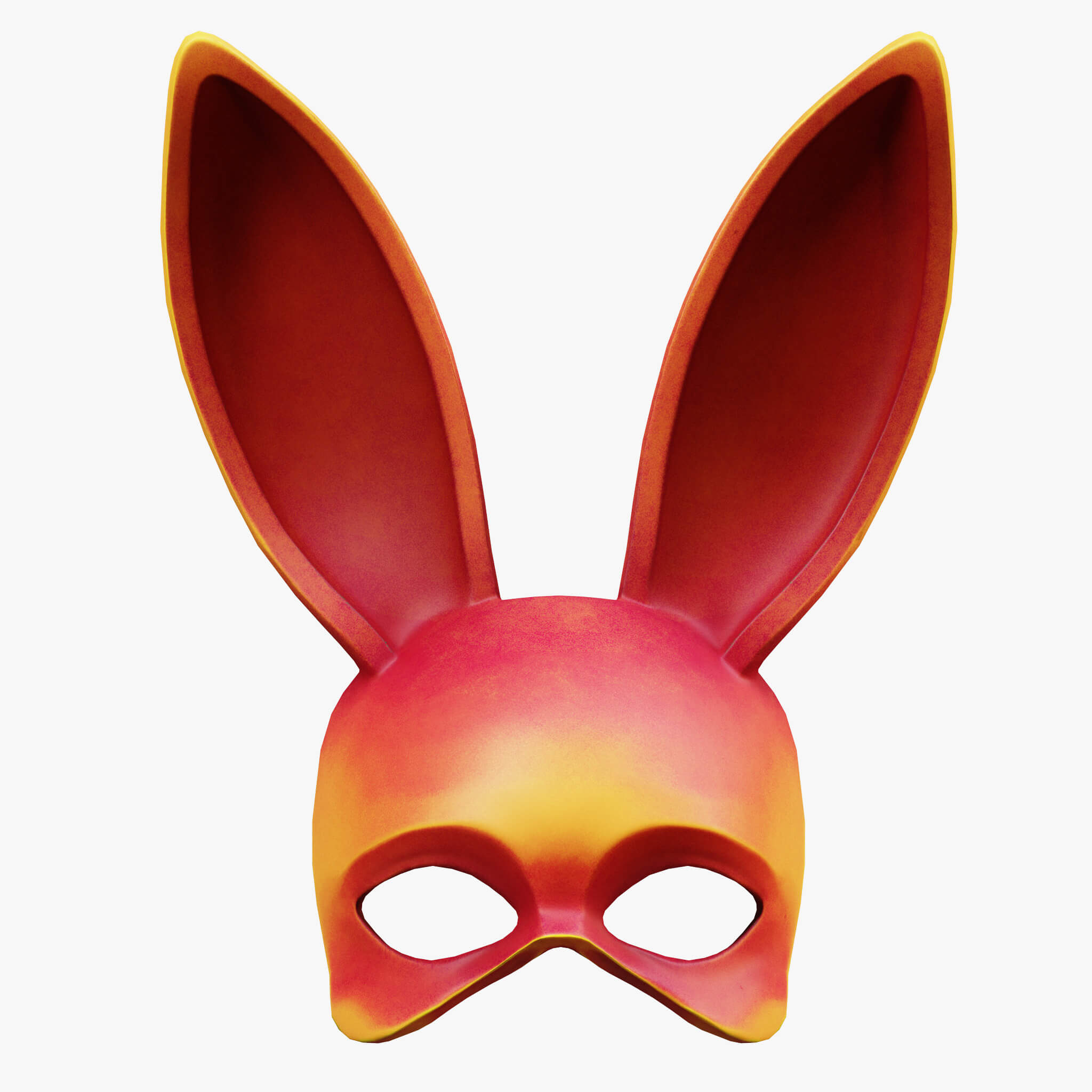 Rabbit Bunny Mask - 3D Model by zames1992d