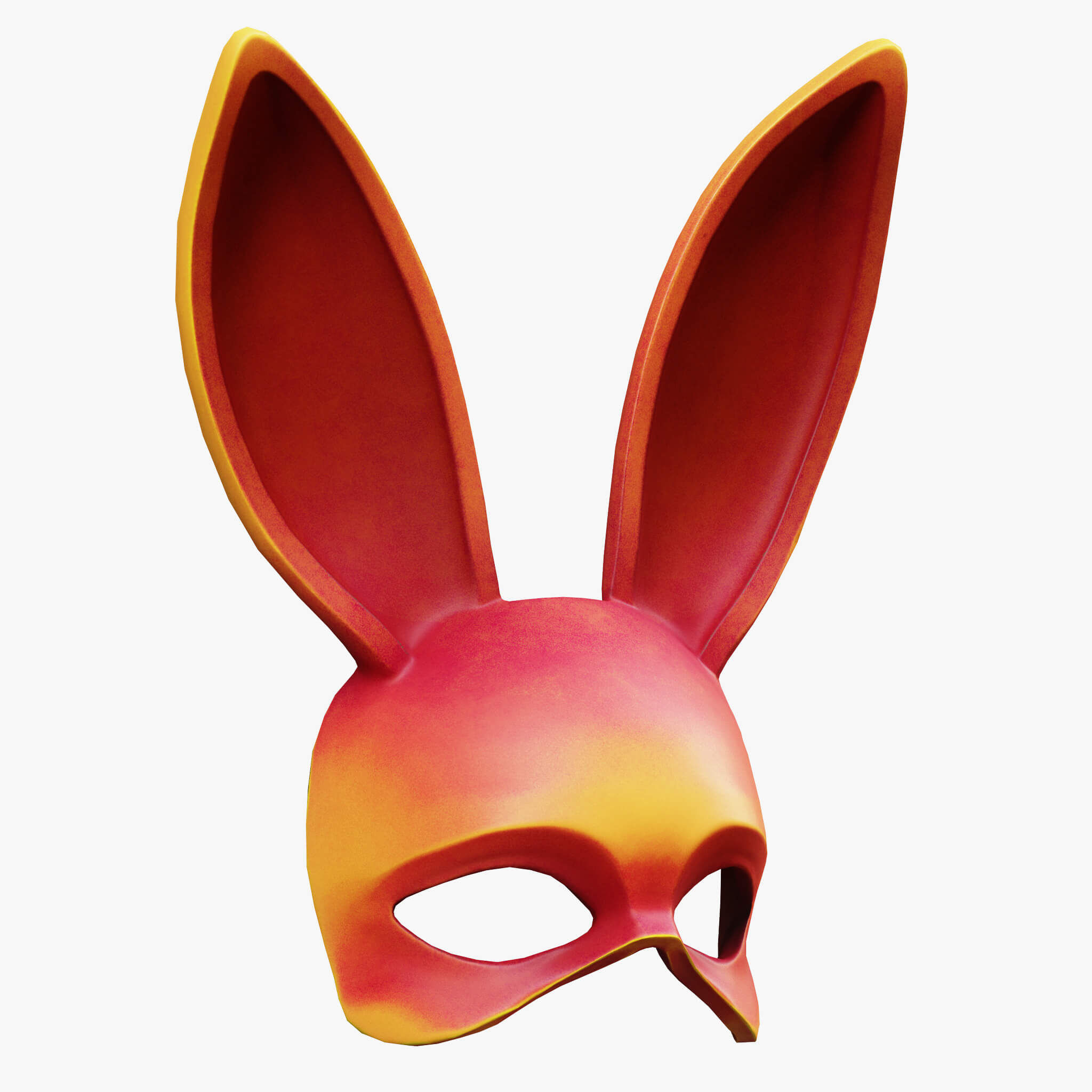 Rabbit Bunny Mask - 3D Model by zames1992d