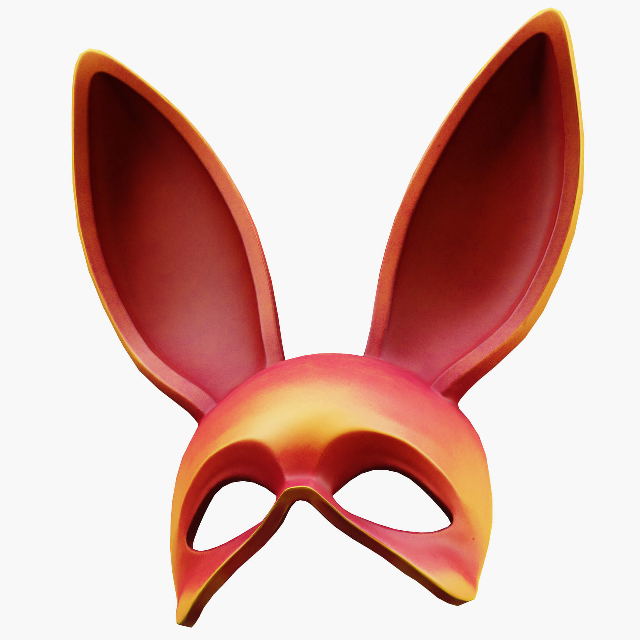 Rabbit Bunny Mask - 3D Model by zames1992d