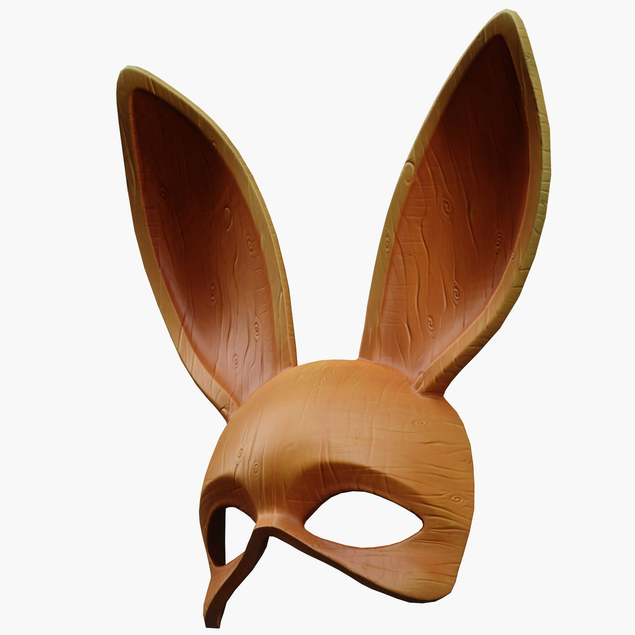 Rabbit Bunny Mask - 3D Model by zames1992d