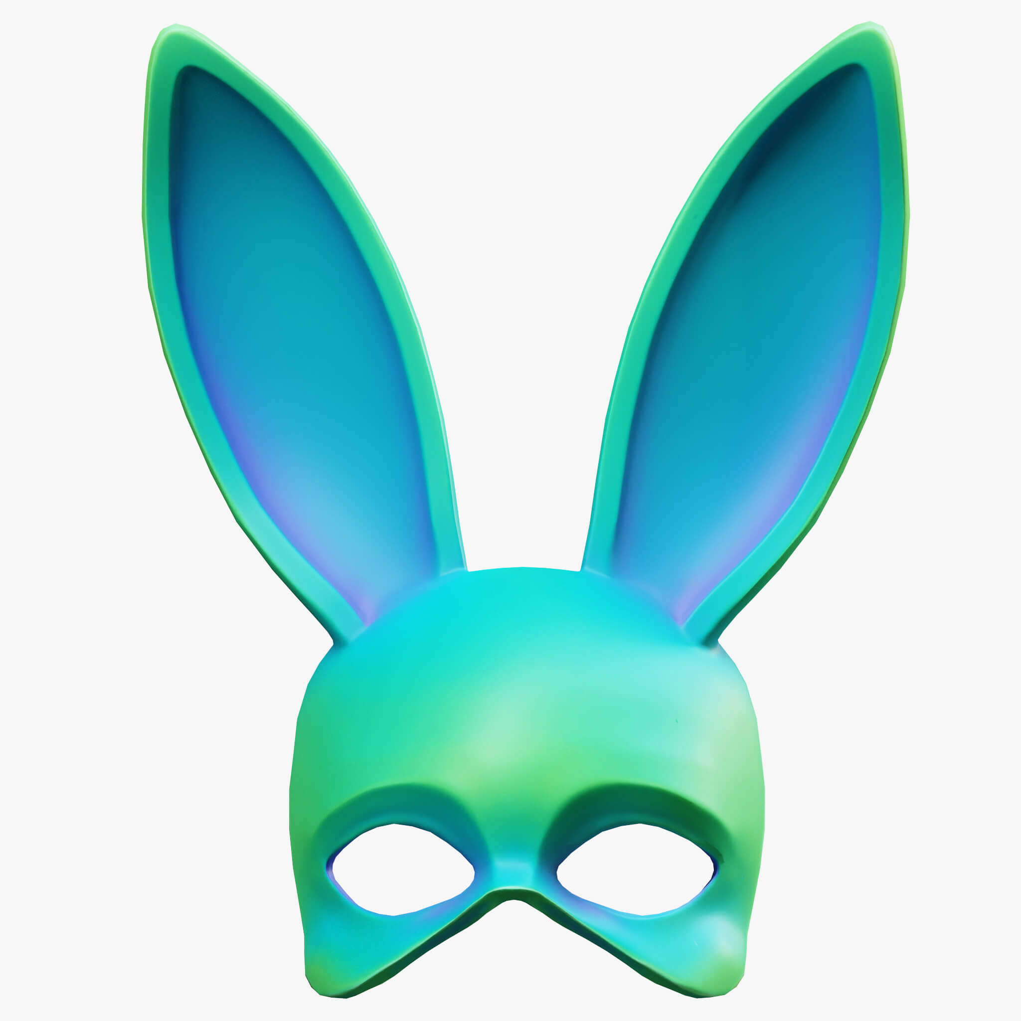 Rabbit Bunny Mask - 3D Model by zames1992d