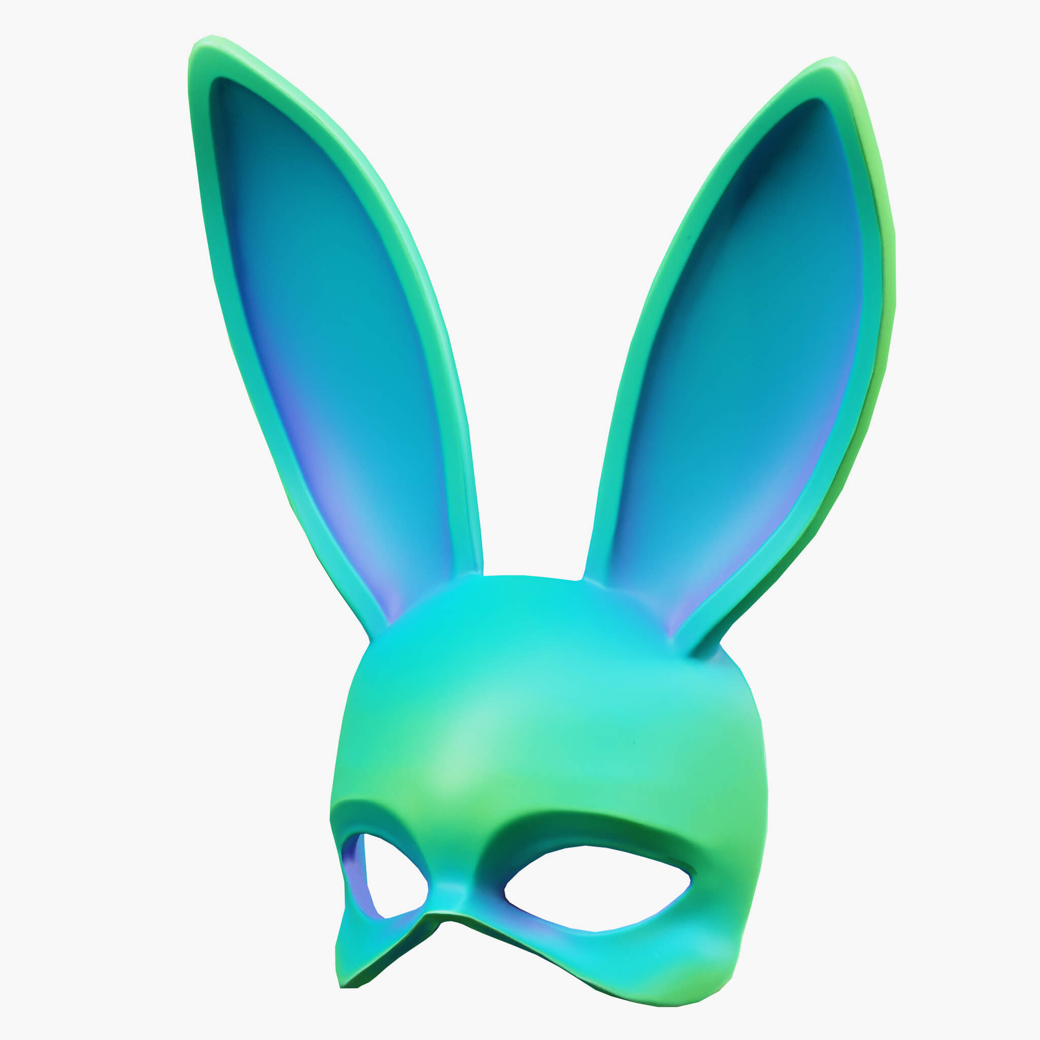 Rabbit Bunny Mask - 3D Model by zames1992d