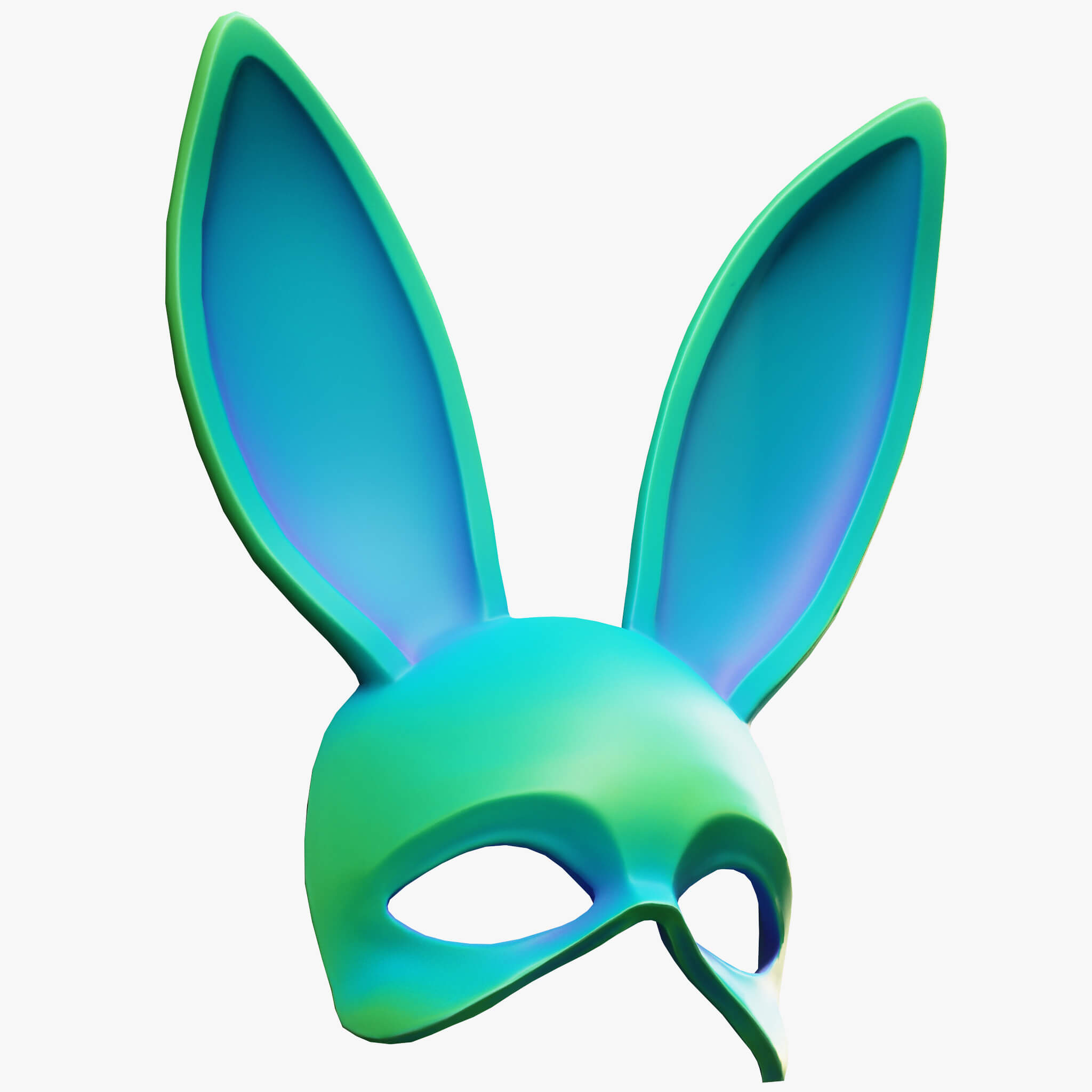 Rabbit Bunny Mask - 3D Model by zames1992d