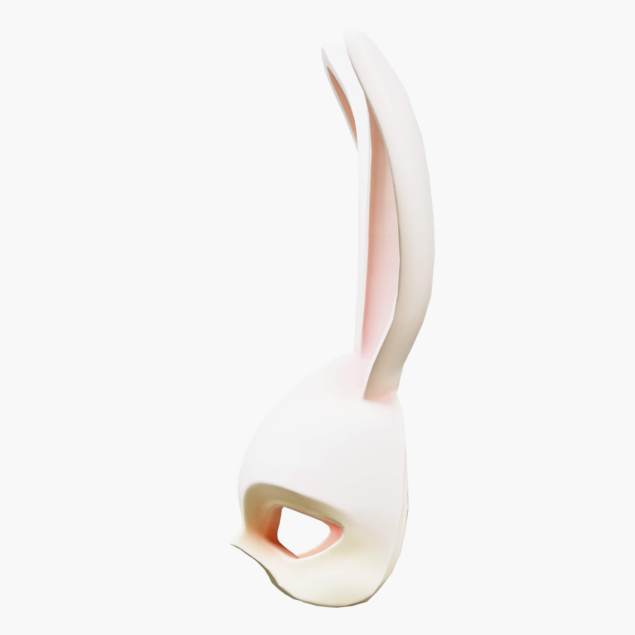 Rabbit Bunny Mask - 3D Model by zames1992d