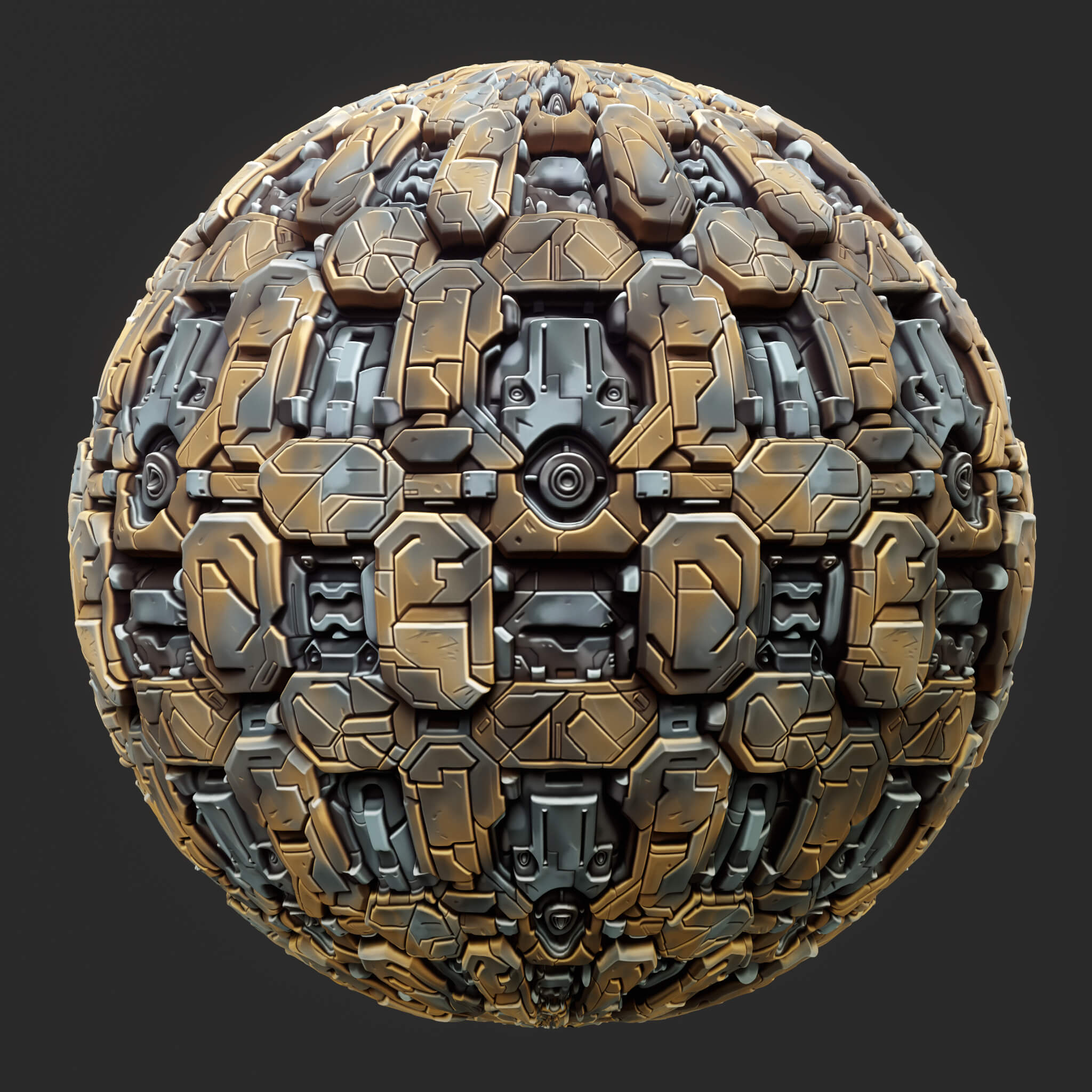 Sci-Fi Seamless Texture by zames1992d