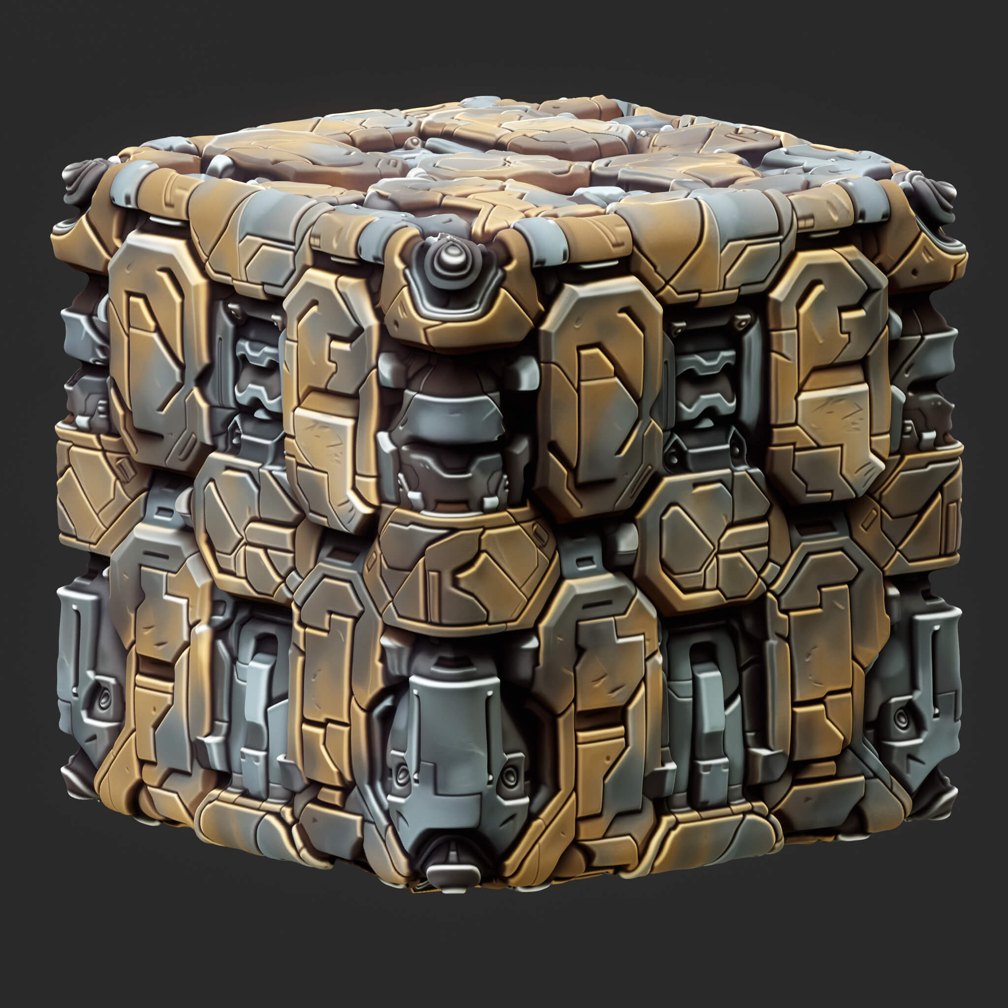 Sci-Fi Seamless Texture by zames1992d