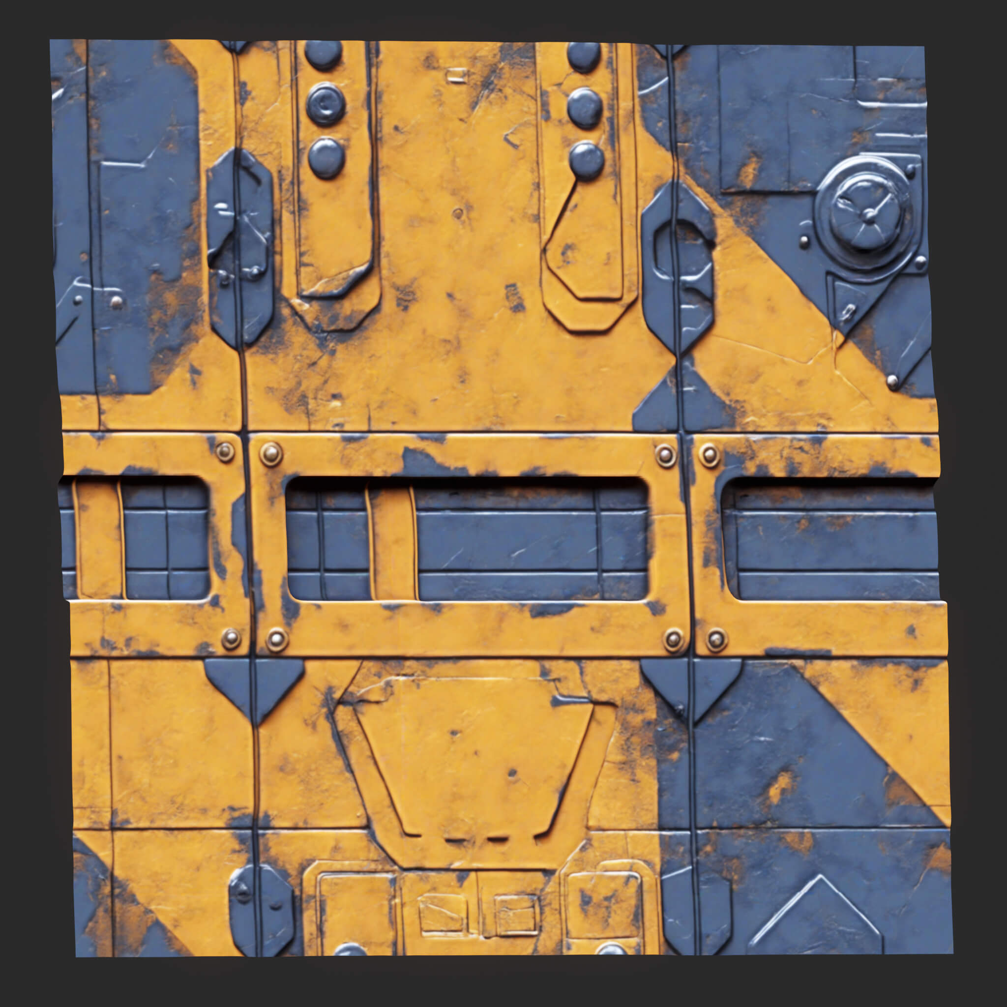 Sci-Fi Seamless Texture by zames1992d