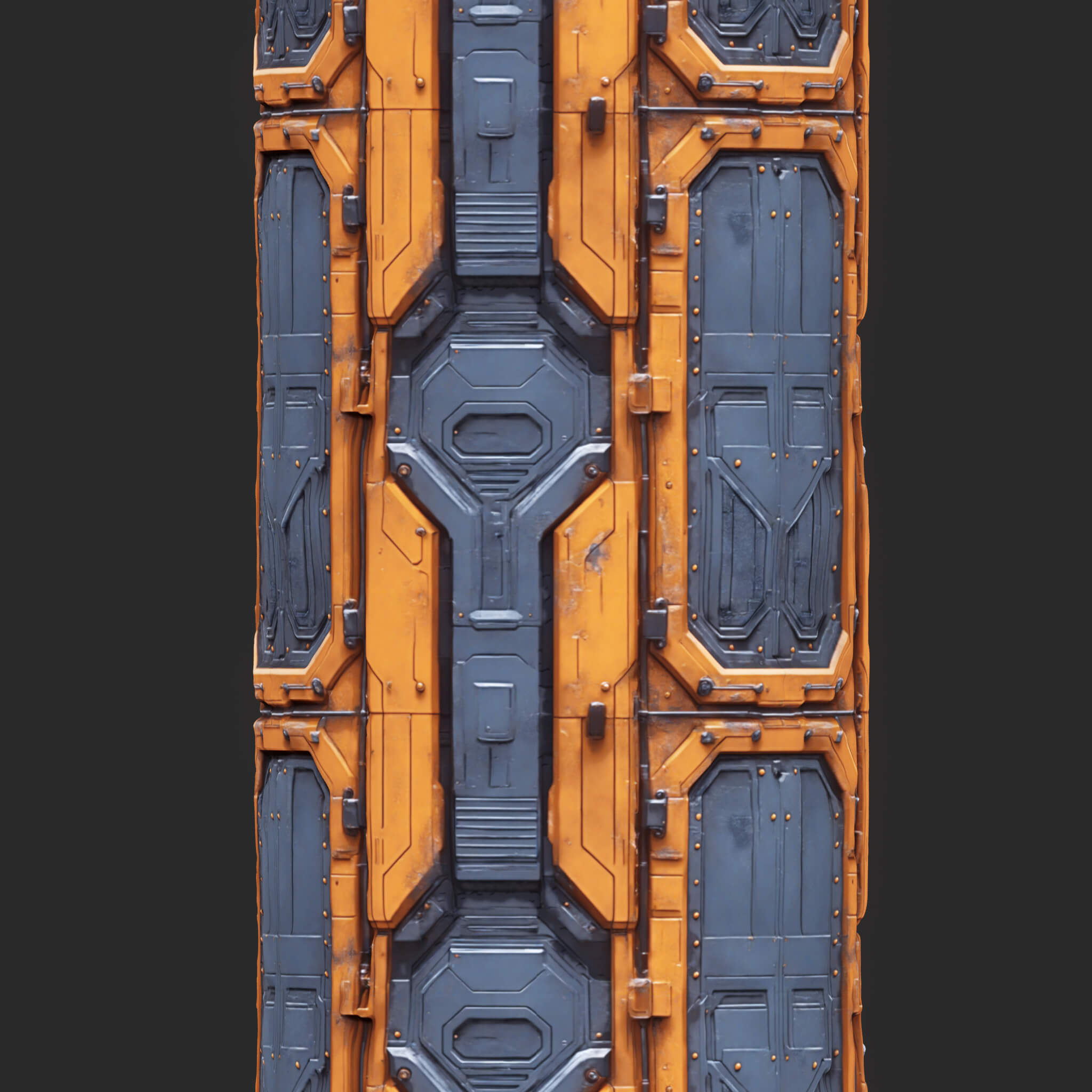 Sci-Fi Seamless Texture by zames1992d