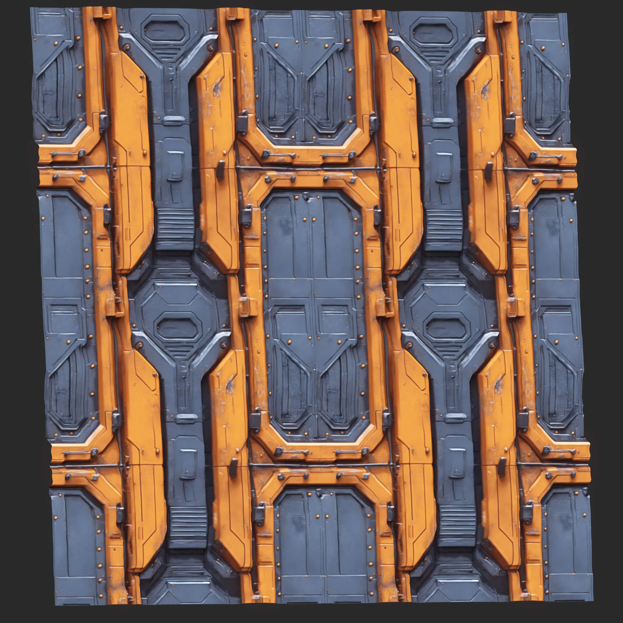 Sci-Fi Seamless Texture by zames1992d