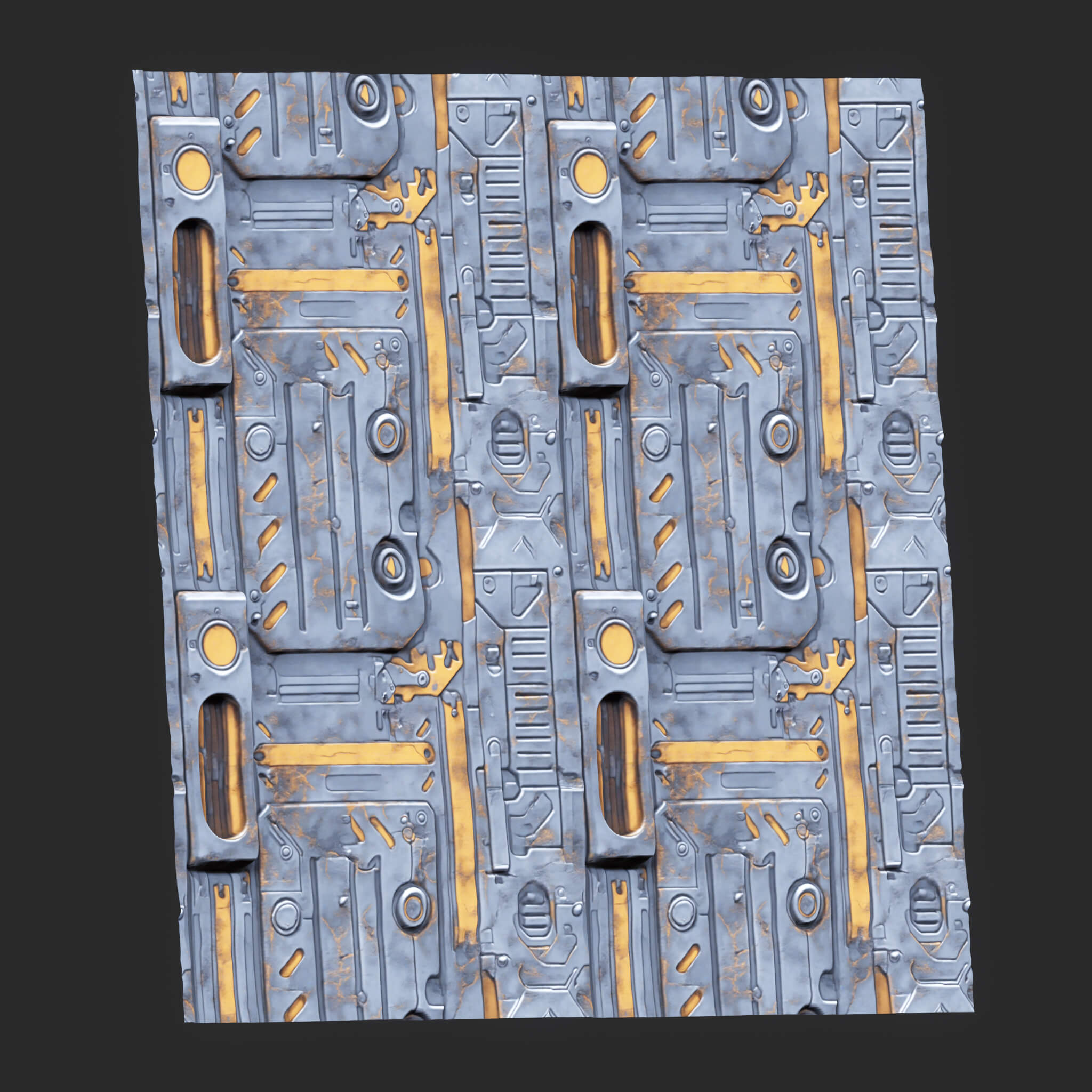 Sci-Fi Seamless Texture by zames1992d