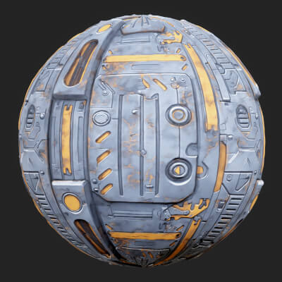 Sci-Fi Seamless Texture by zames1992d
