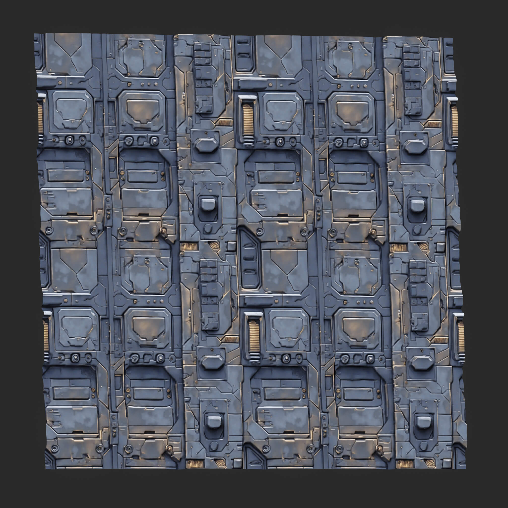 Sci-Fi Seamless Texture by zames1992d