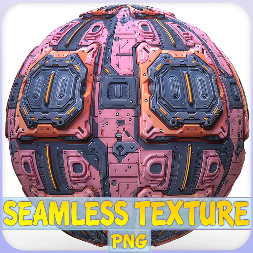 Sci-Fi Seamless Texture by zames1992d