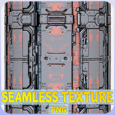 Sci-Fi Seamless Texture by zames1992d