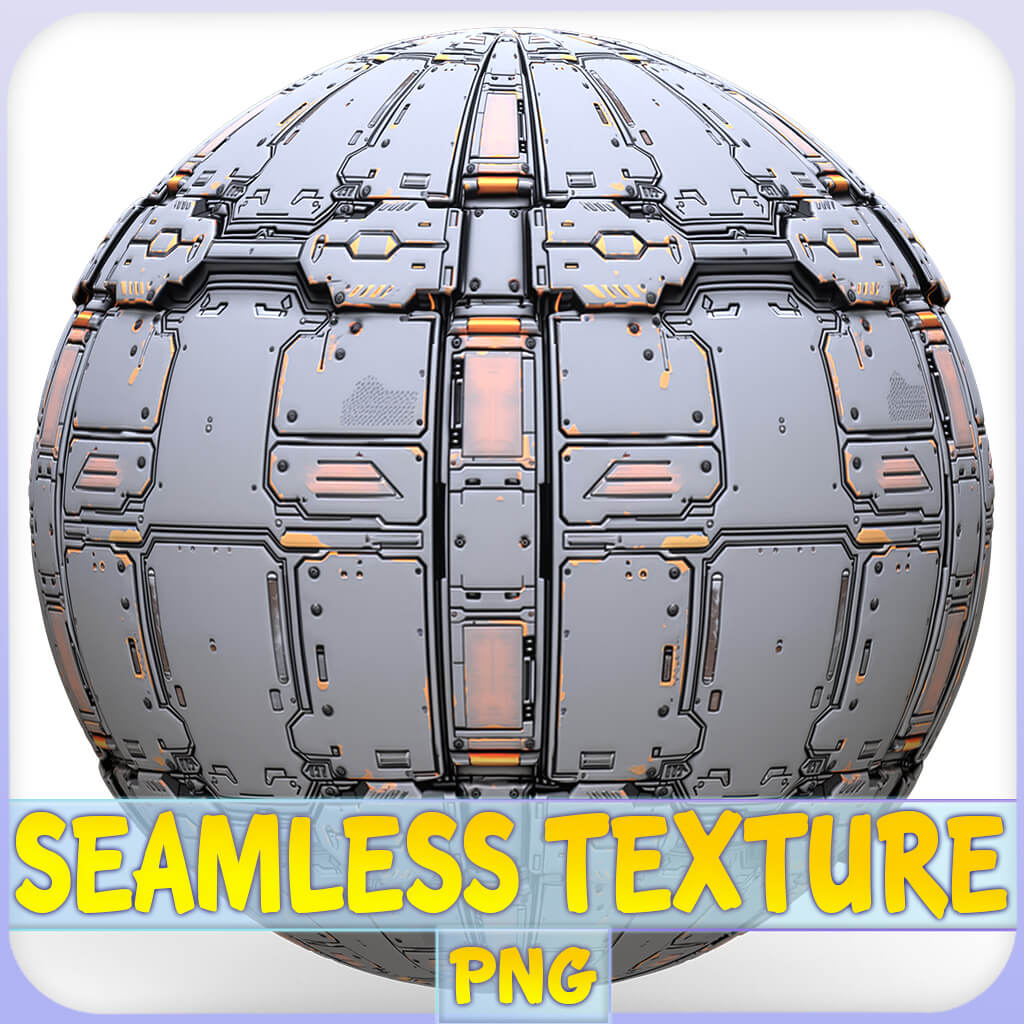 Sci-Fi Seamless Texture by zames1992d