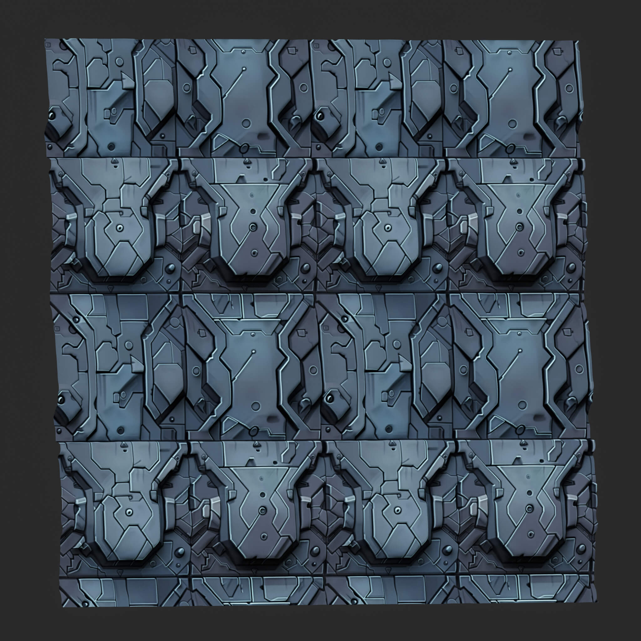 Sci-Fi Seamless Texture by zames1992d