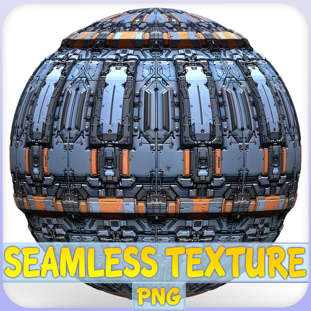 Sci-Fi Seamless Texture by zames1992d