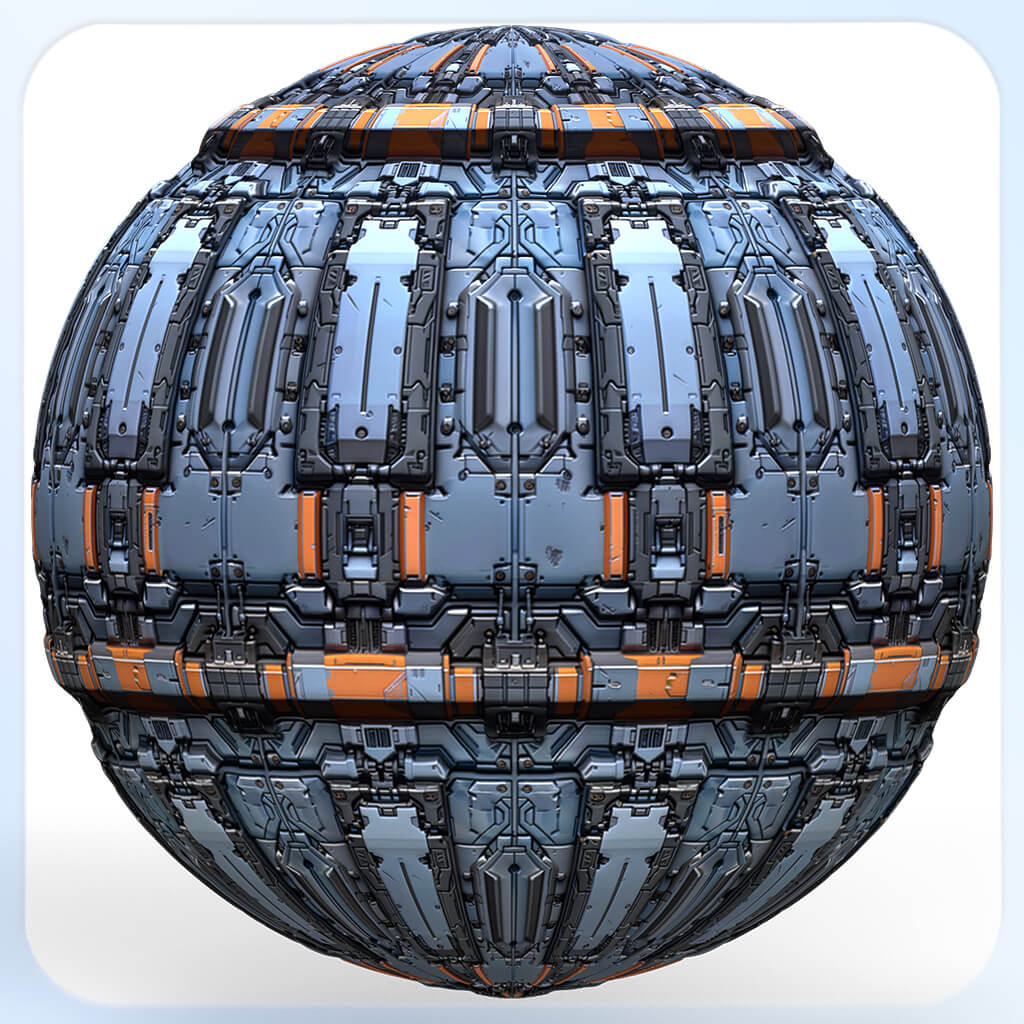 Sci-Fi Seamless Texture by zames1992d