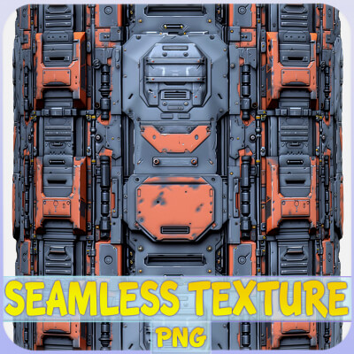 Sci-Fi Seamless Texture by zames1992d