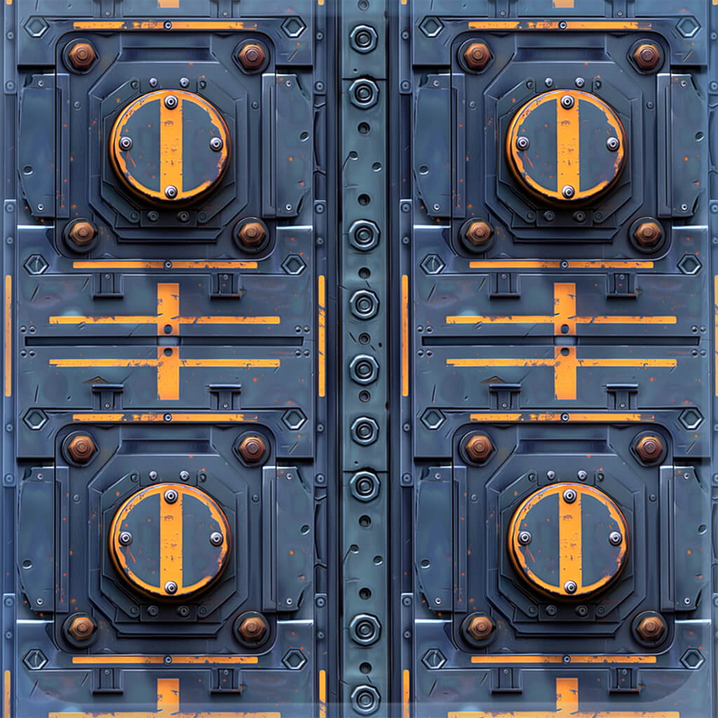 Sci-Fi Seamless Texture by zames1992d