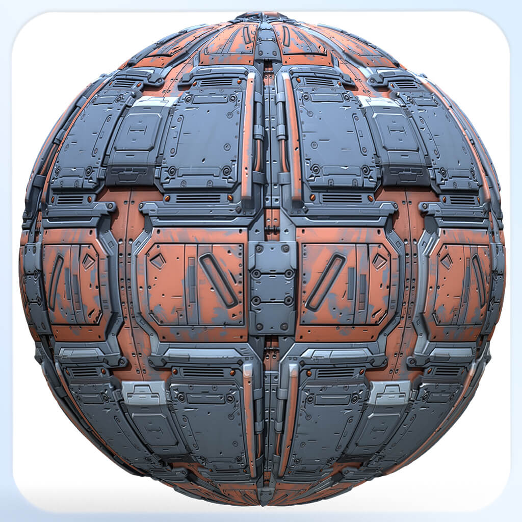 Sci-Fi Seamless Texture by zames1992d