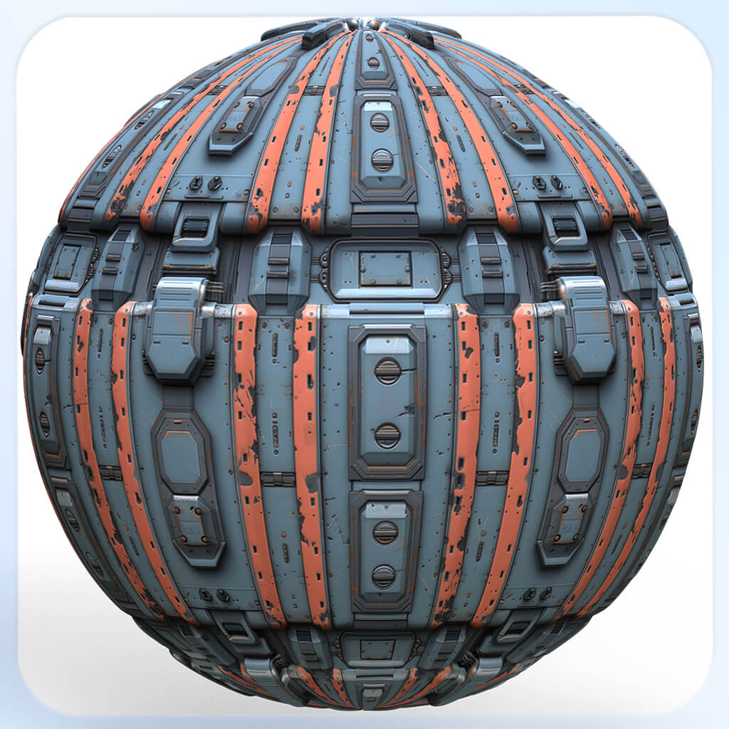 Sci-Fi Seamless Texture by zames1992d
