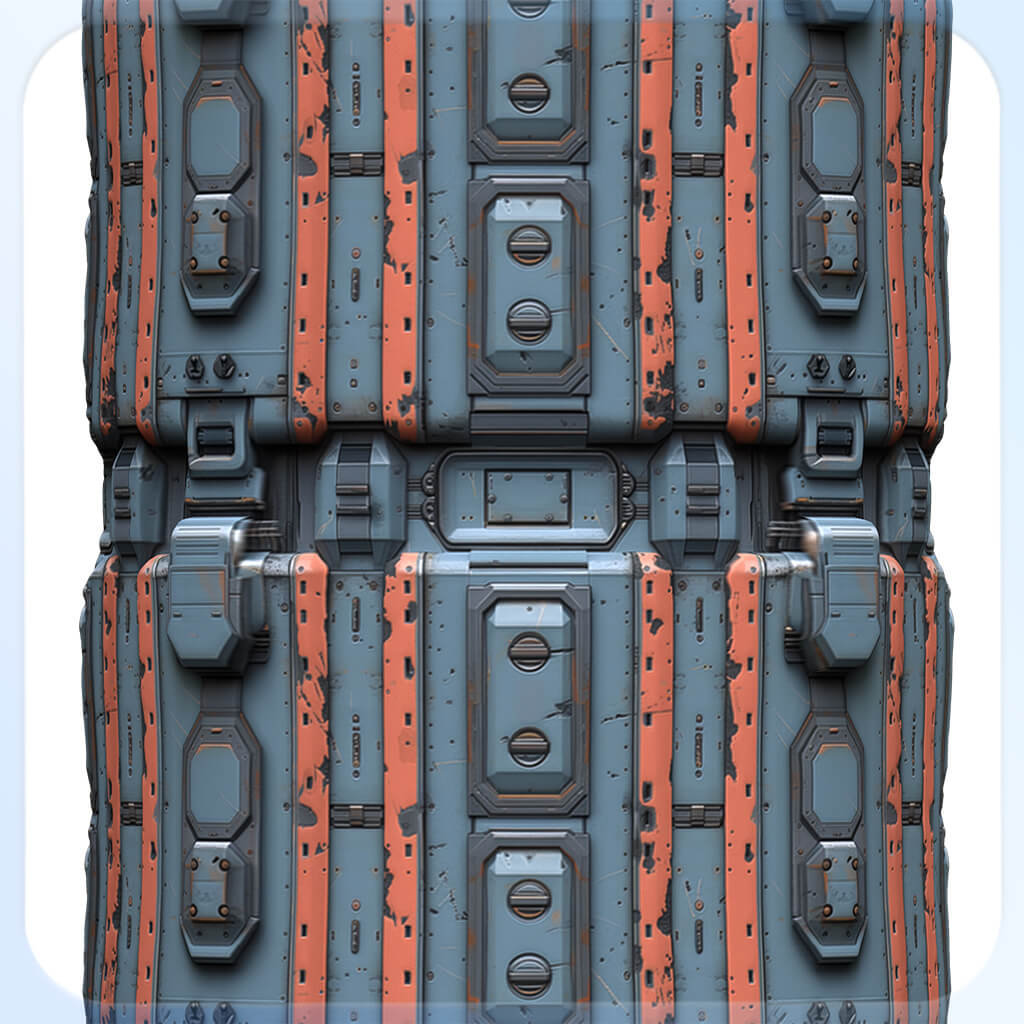 Sci-Fi Seamless Texture by zames1992d