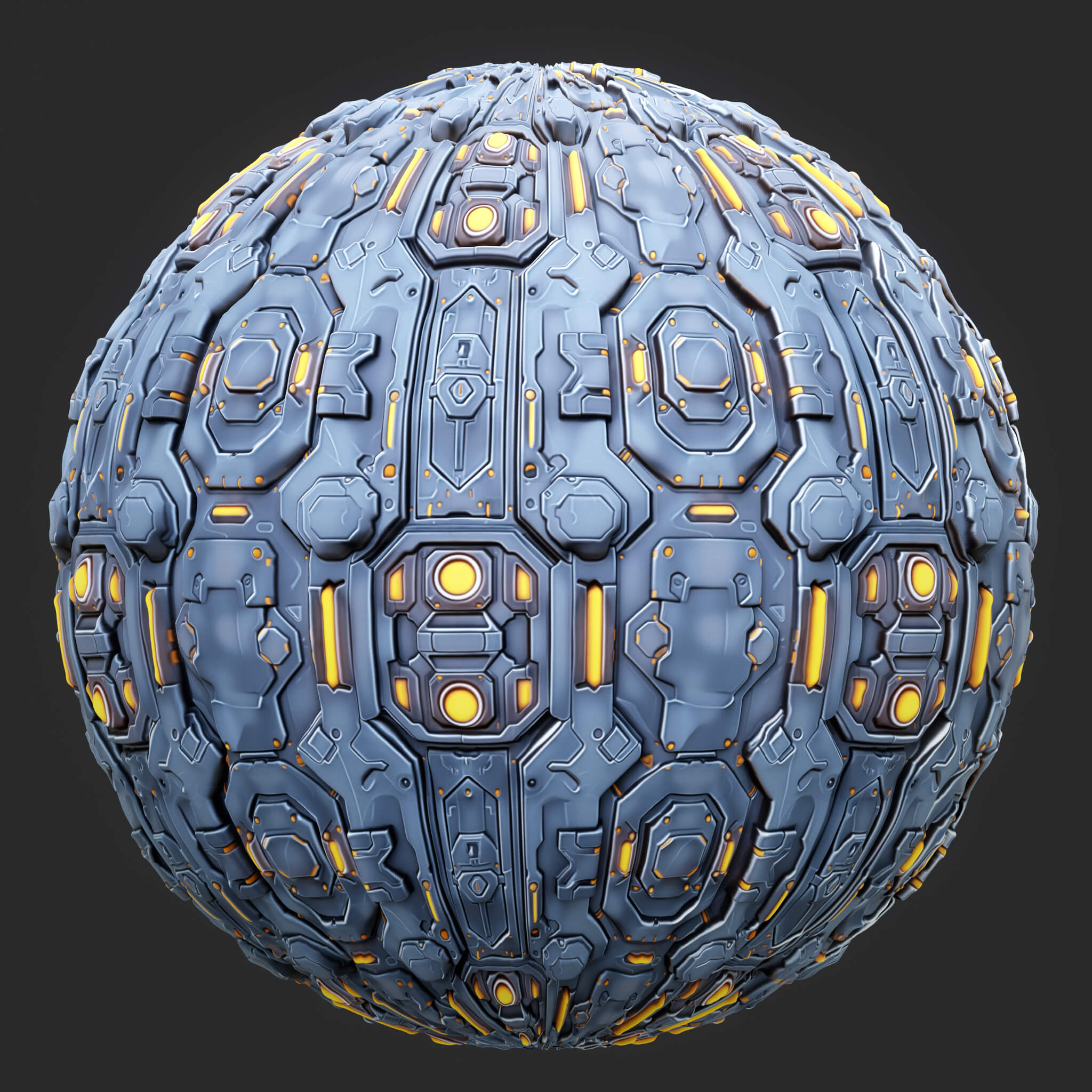 Sci-Fi Seamless Texture by zames1992d