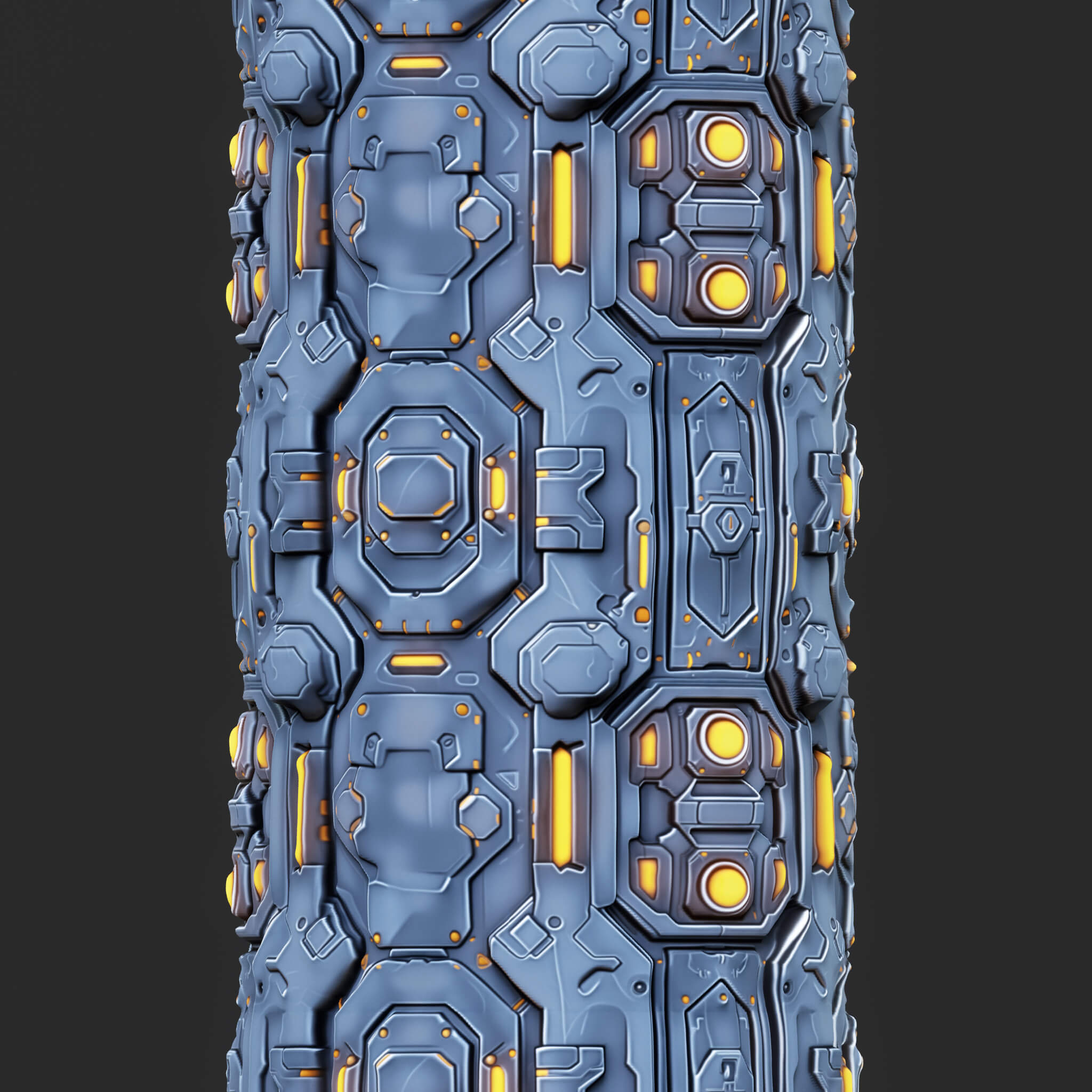 Sci-Fi Seamless Texture by zames1992d