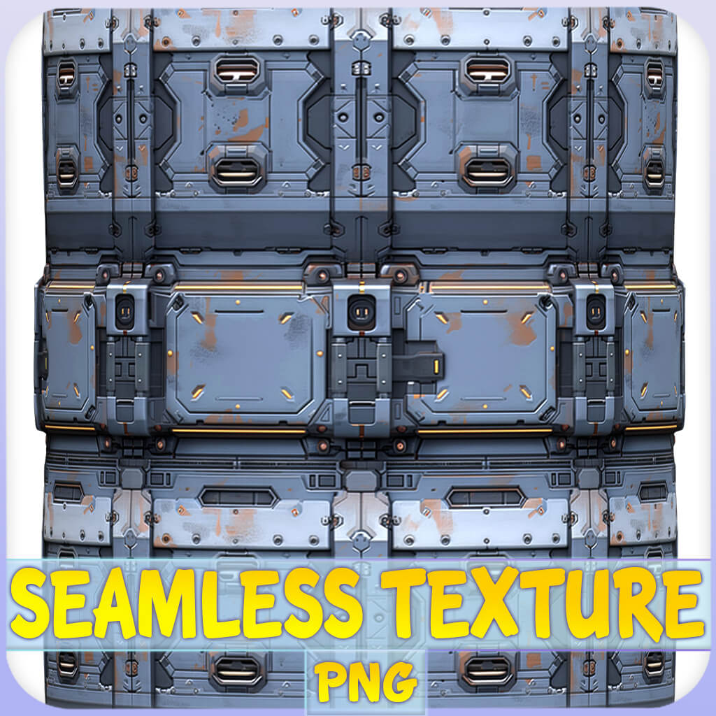 Sci-Fi Seamless Texture by zames1992d
