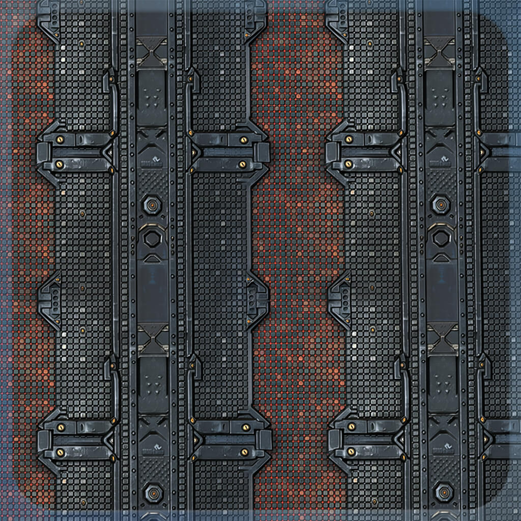 Sci-Fi Seamless Texture by zames1992d