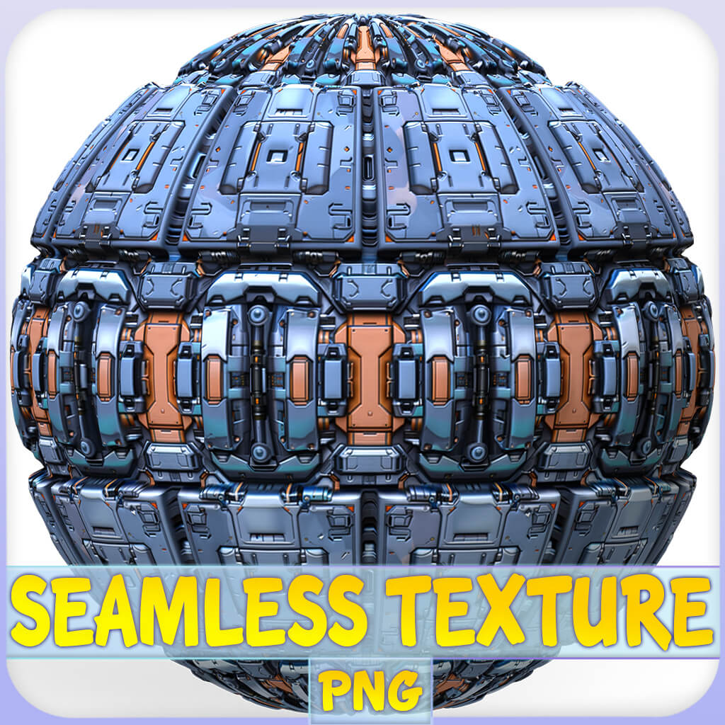 Sci-Fi Seamless Texture by zames1992d