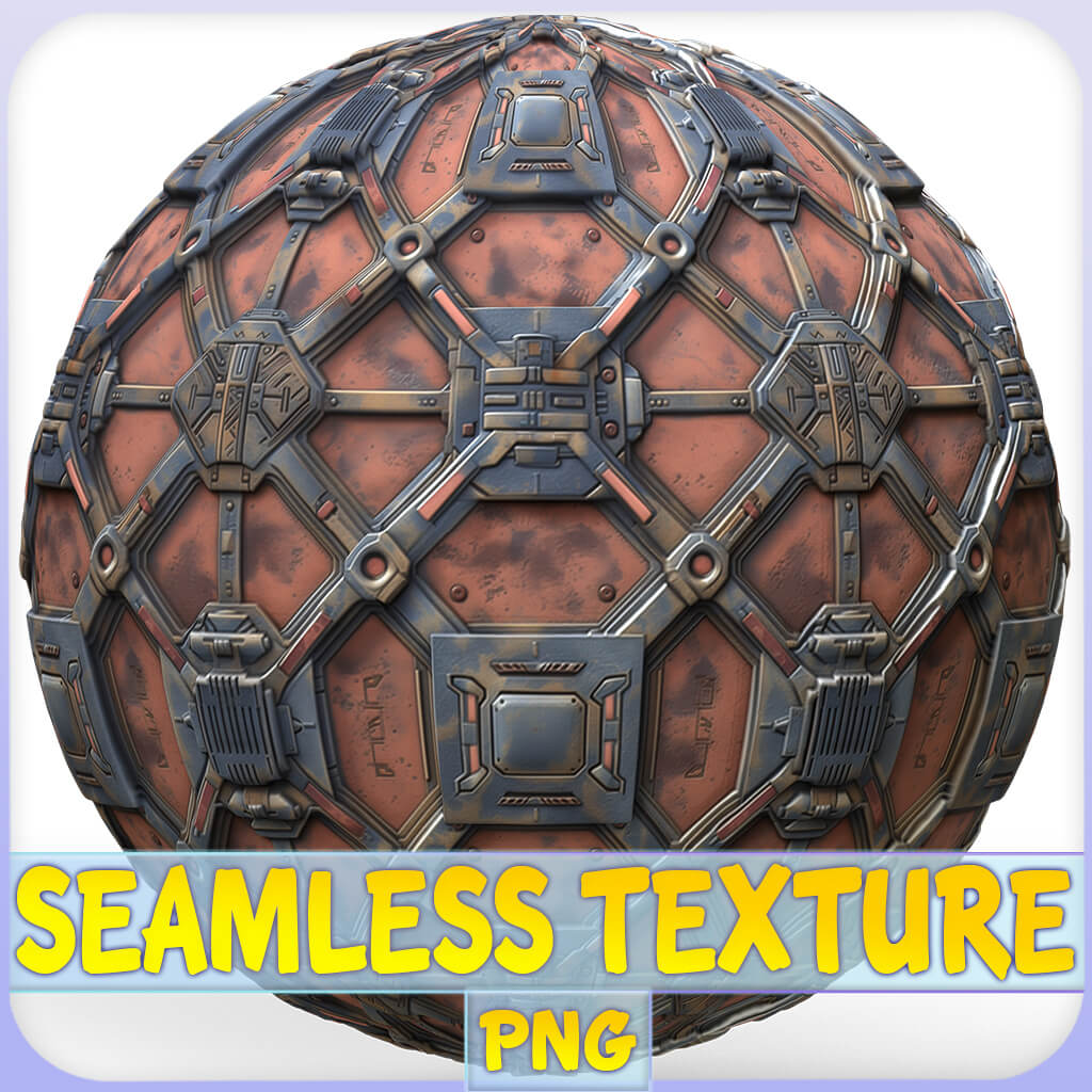 Sci-Fi Seamless Texture by zames1992d