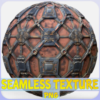 Sci-Fi Seamless Texture by zames1992d