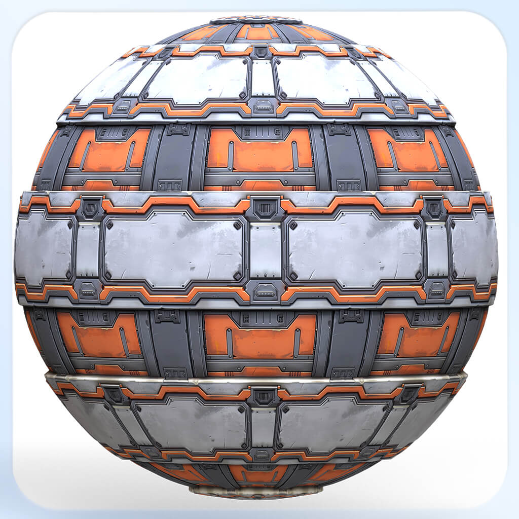 Sci-Fi Seamless Texture by zames1992d