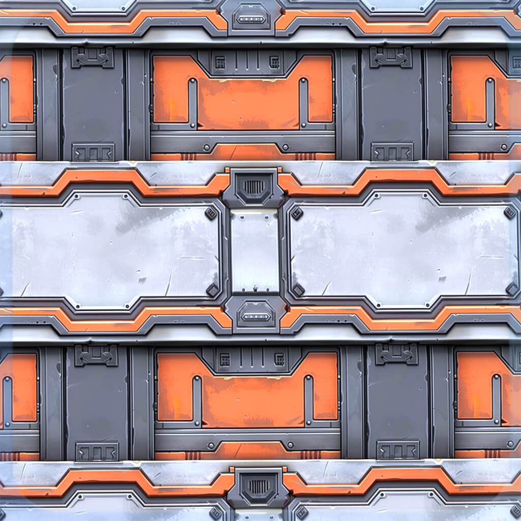 Sci-Fi Seamless Texture by zames1992d