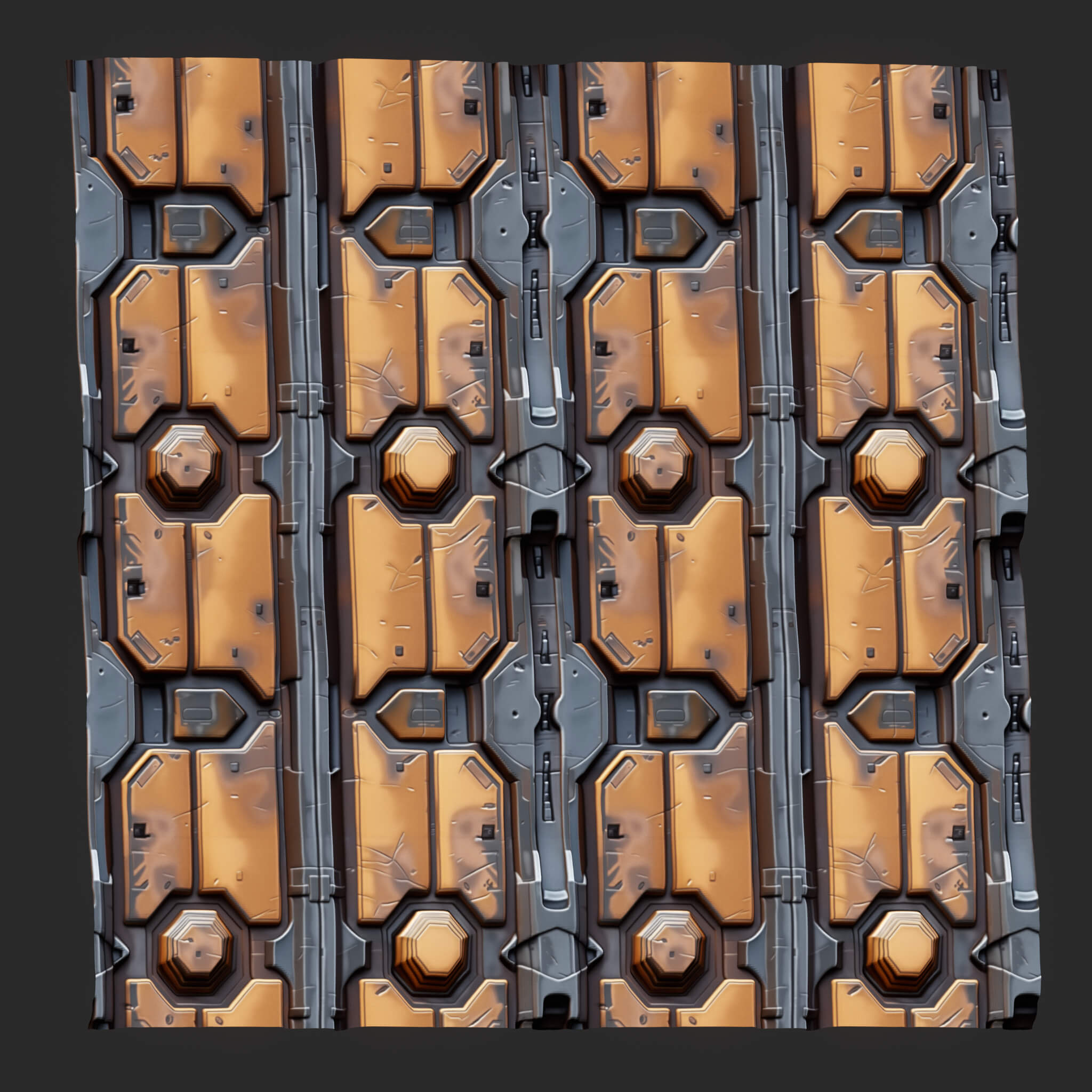 Sci-Fi Seamless Texture by zames1992d
