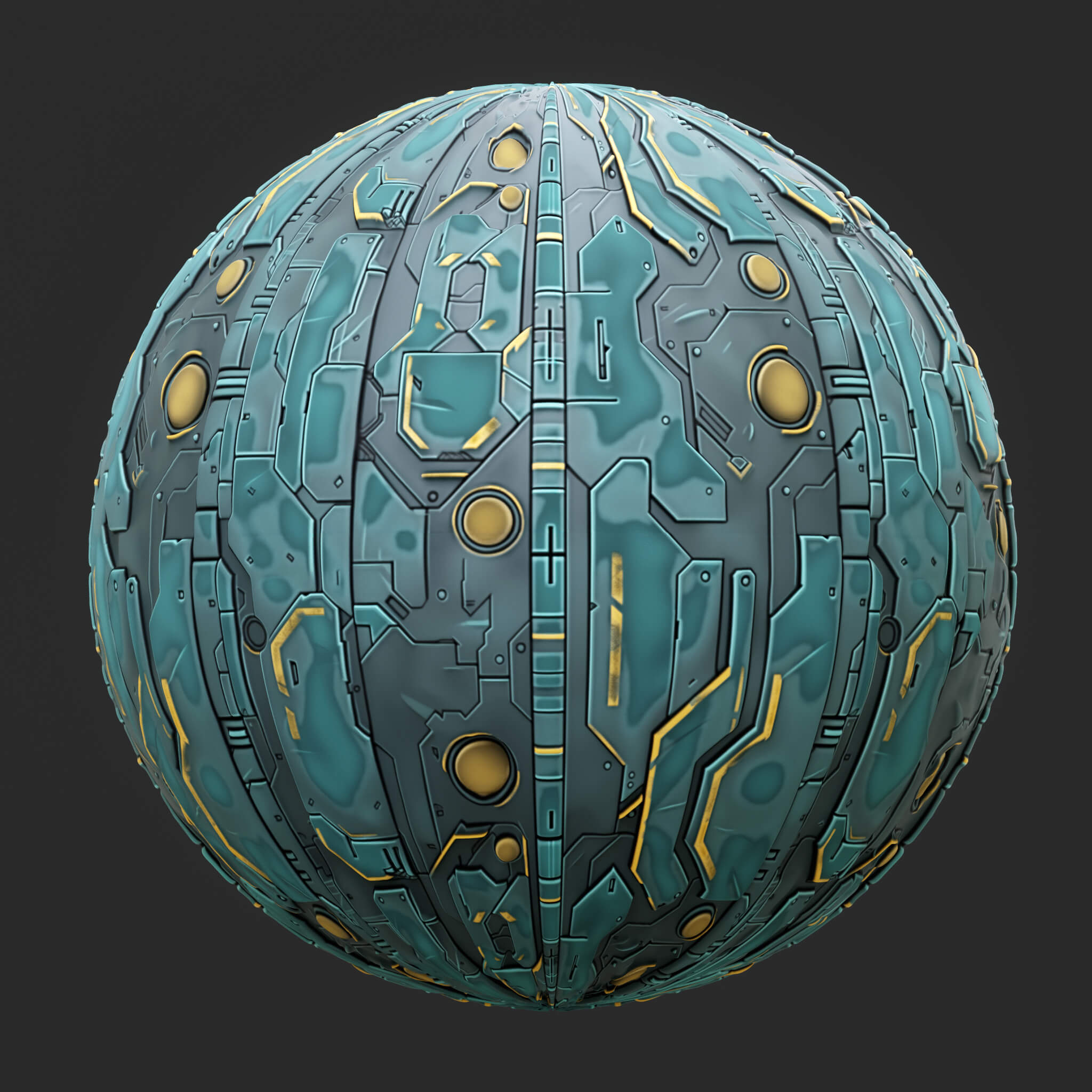 Sci-Fi Seamless Texture by zames1992d
