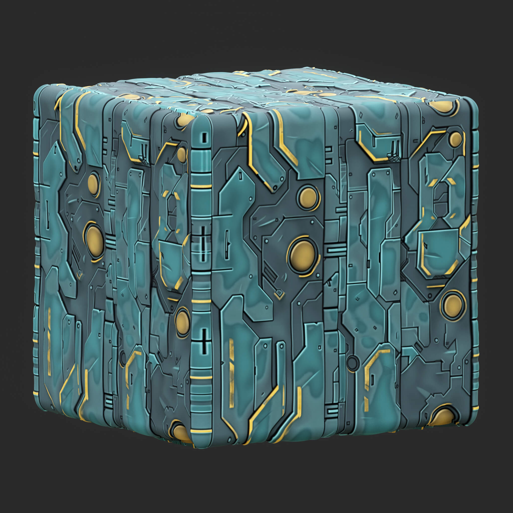 Sci-Fi Seamless Texture by zames1992d