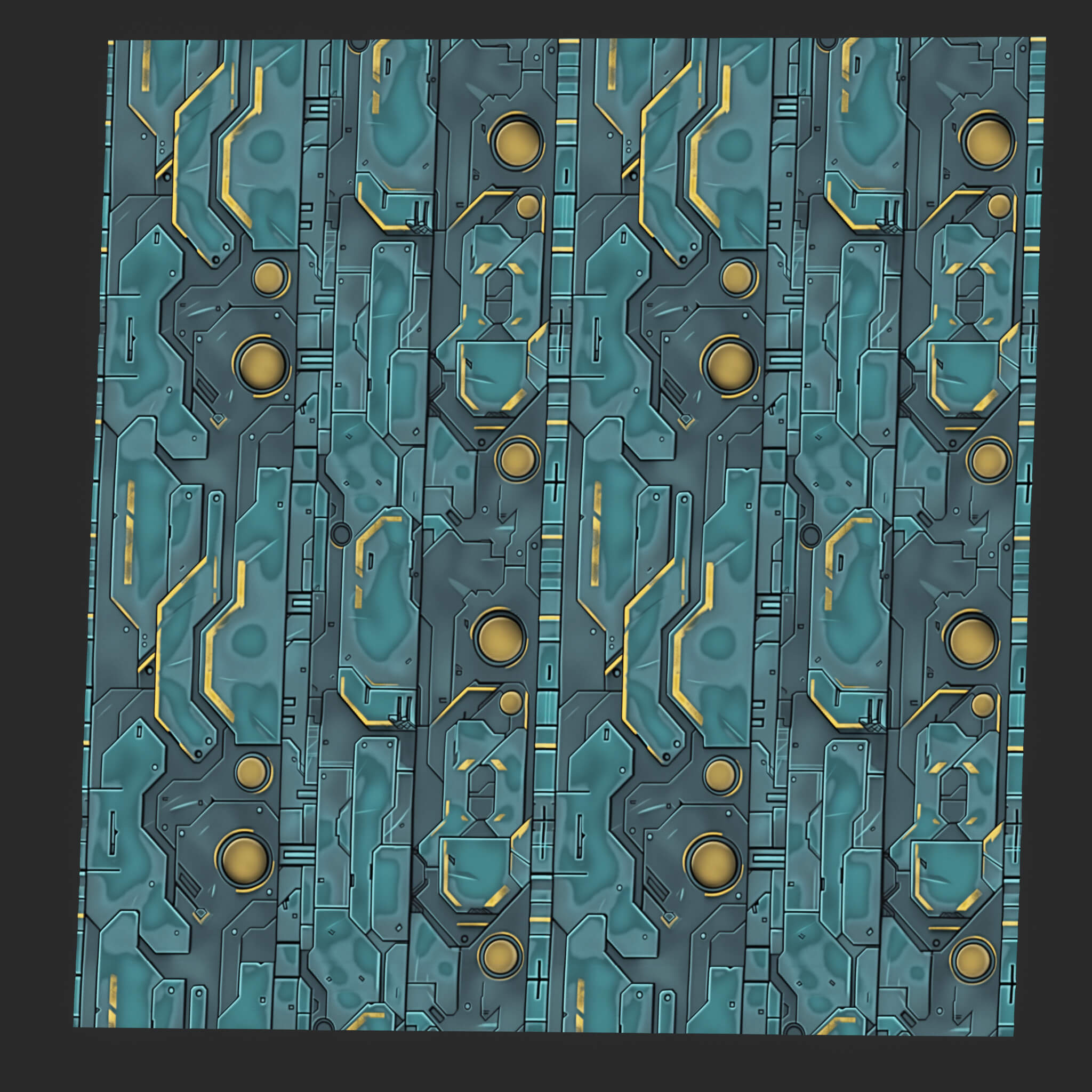 Sci-Fi Seamless Texture by zames1992d