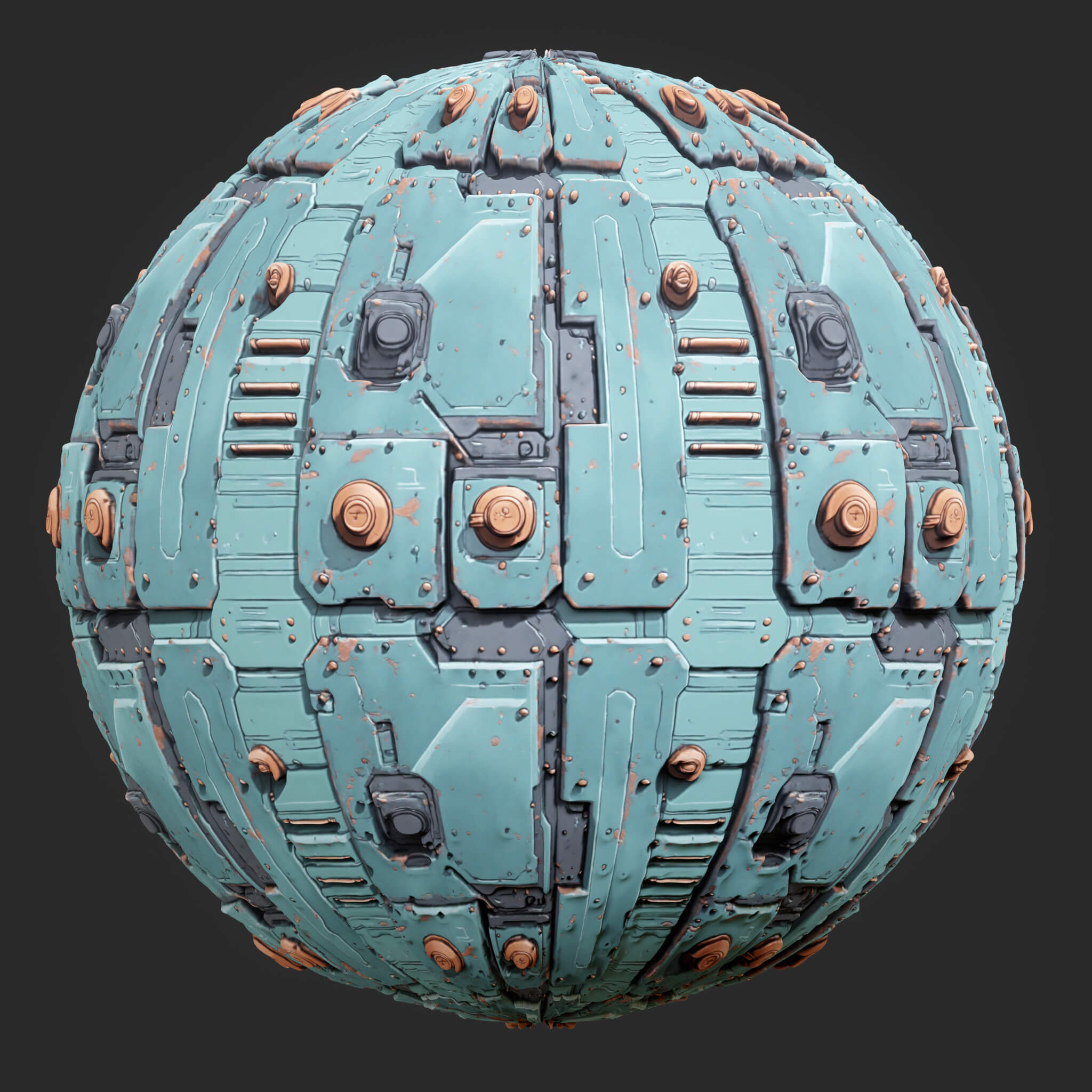 Sci-Fi Seamless Texture by zames1992d