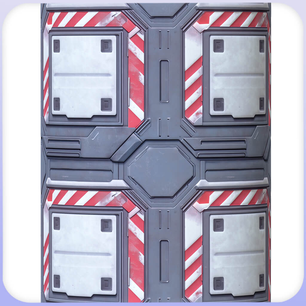 Sci-Fi Seamless Texture by zames1992d