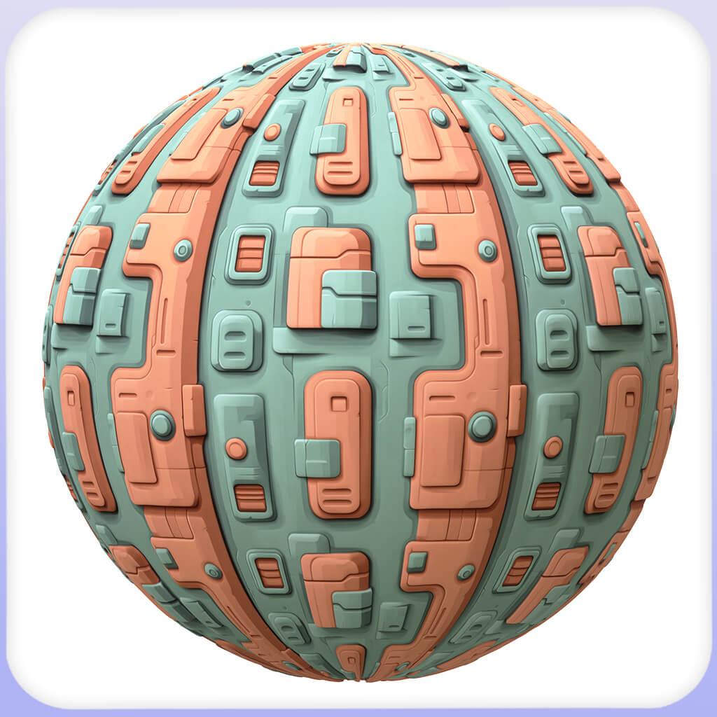 Sci-Fi Seamless Texture by zames1992d