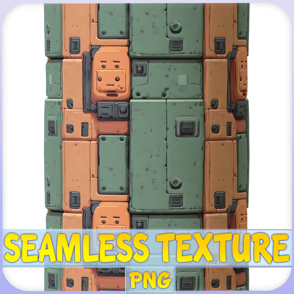 Sci-Fi Seamless Texture by zames1992d