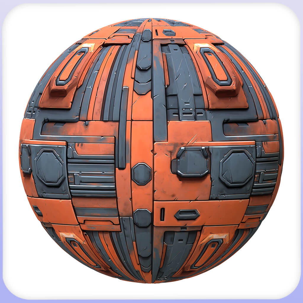 Sci-Fi Seamless Texture by zames1992d