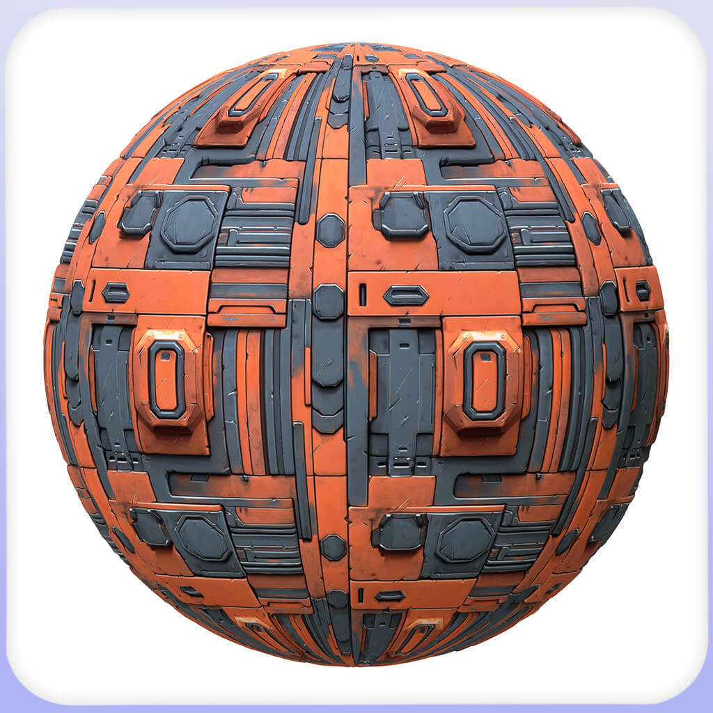 Sci-Fi Seamless Texture by zames1992d